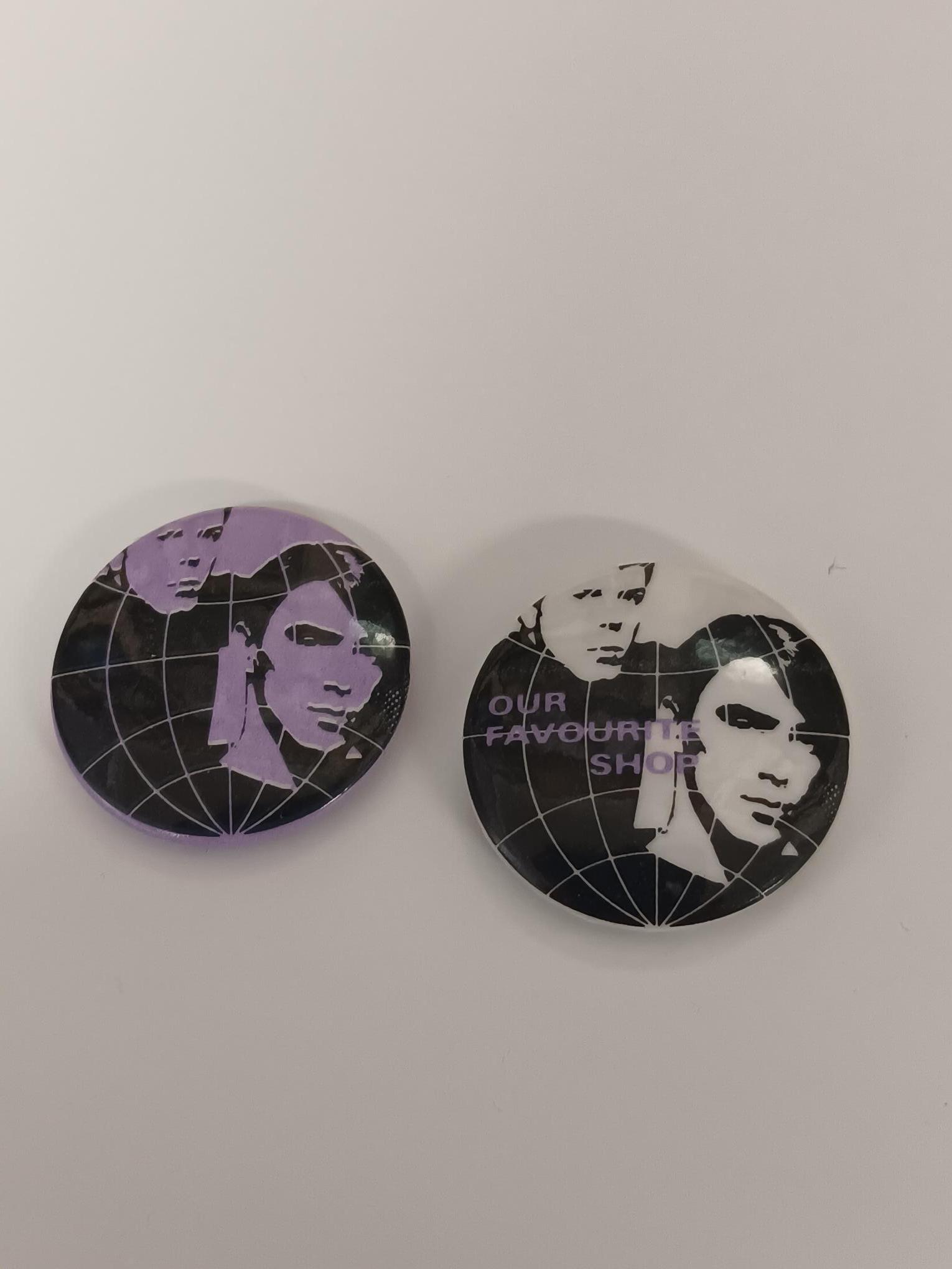 1984 Our Favourite Shop Tour Badges | Tonics!